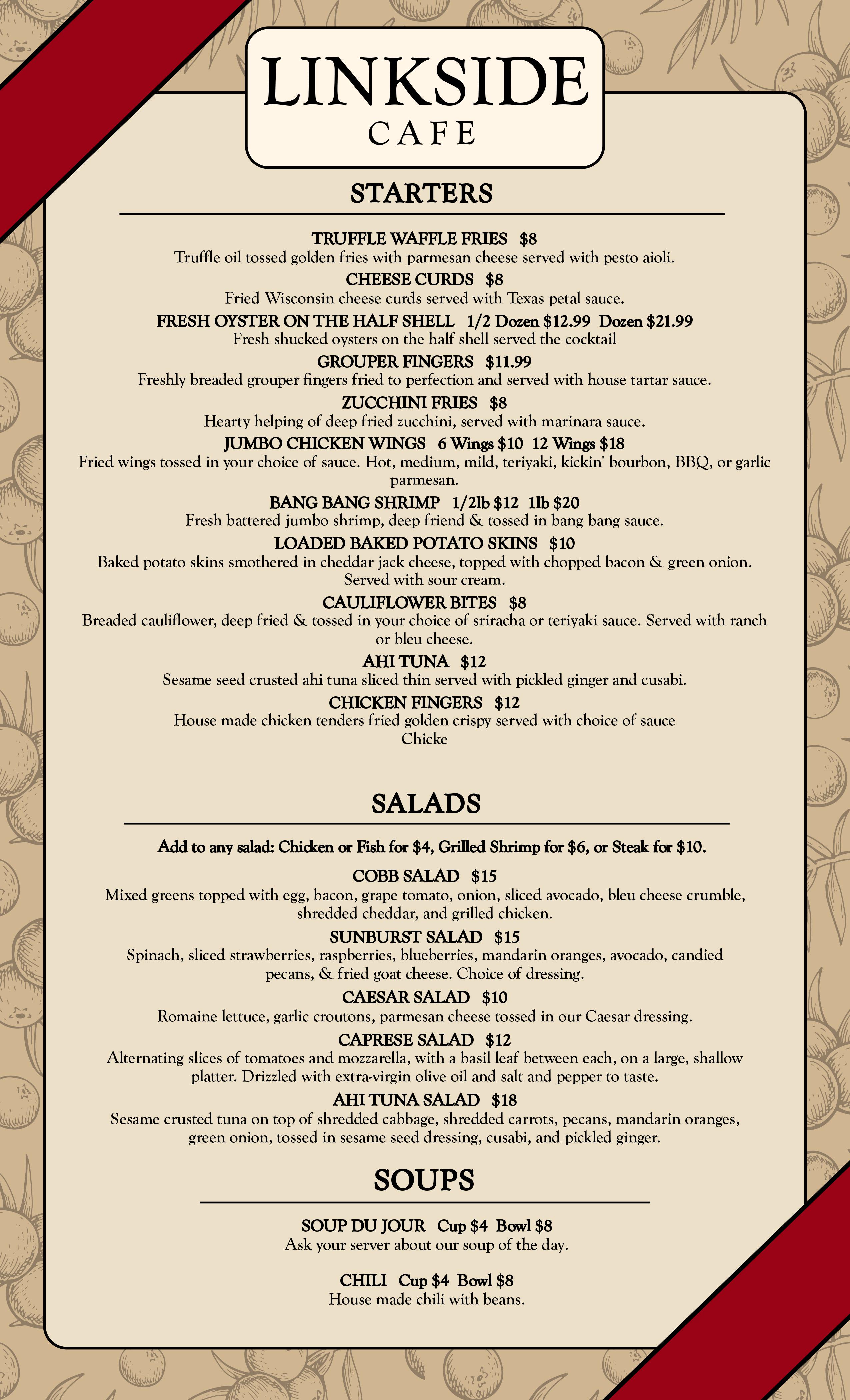 LINKSIDE CAFE @ BSMCC - Burnt Store Marina CC