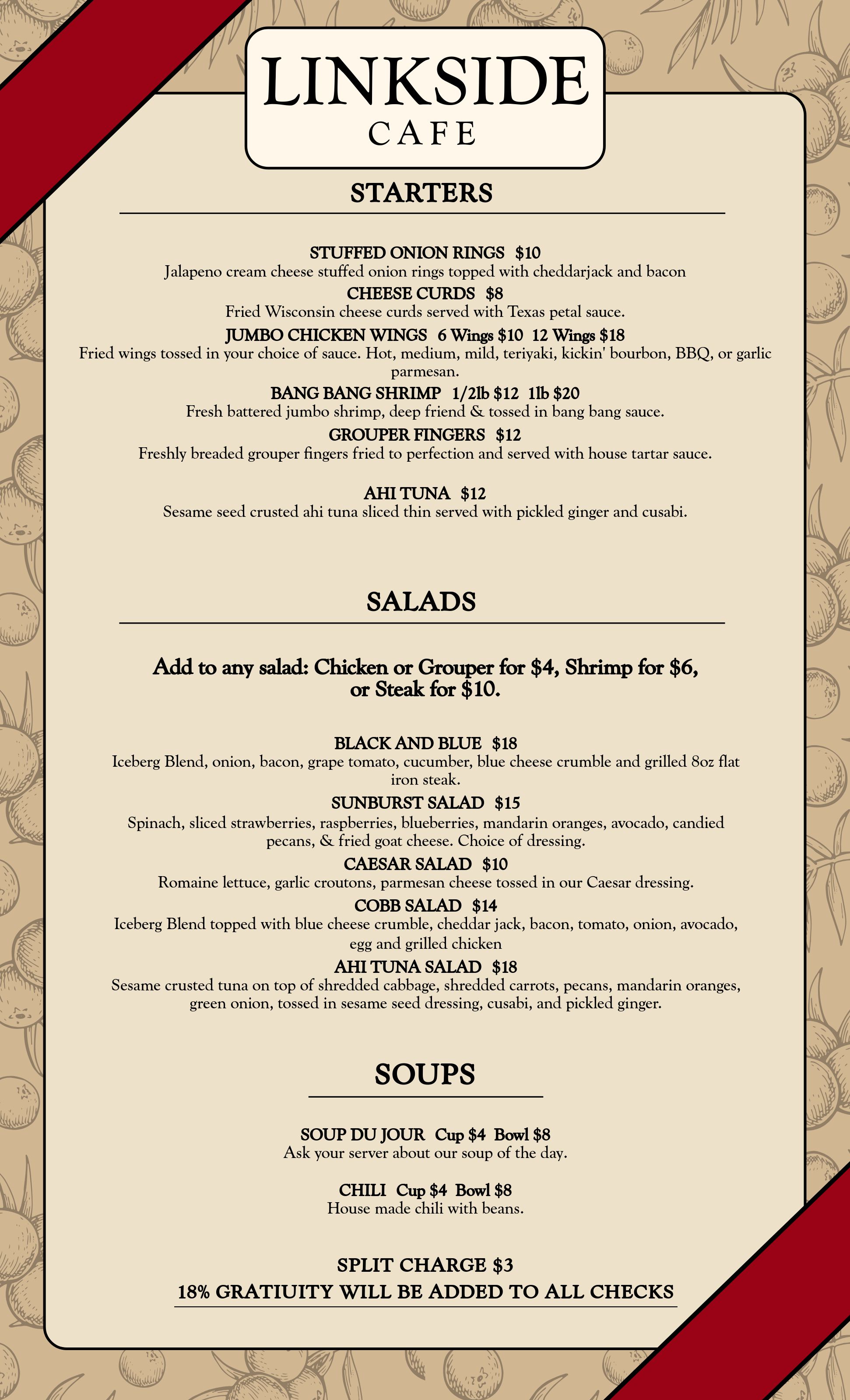 LINKSIDE CAFE @ BSMCC - Burnt Store Marina CC